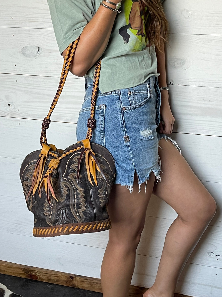 The Clark Boot Bucket Purse – Hazel's Fashion Wagon