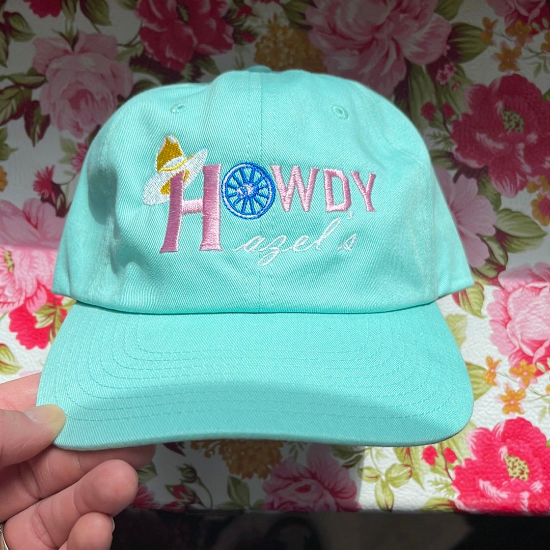 Turquoise Howdy Hazel Cap – Hazel's Fashion Wagon
